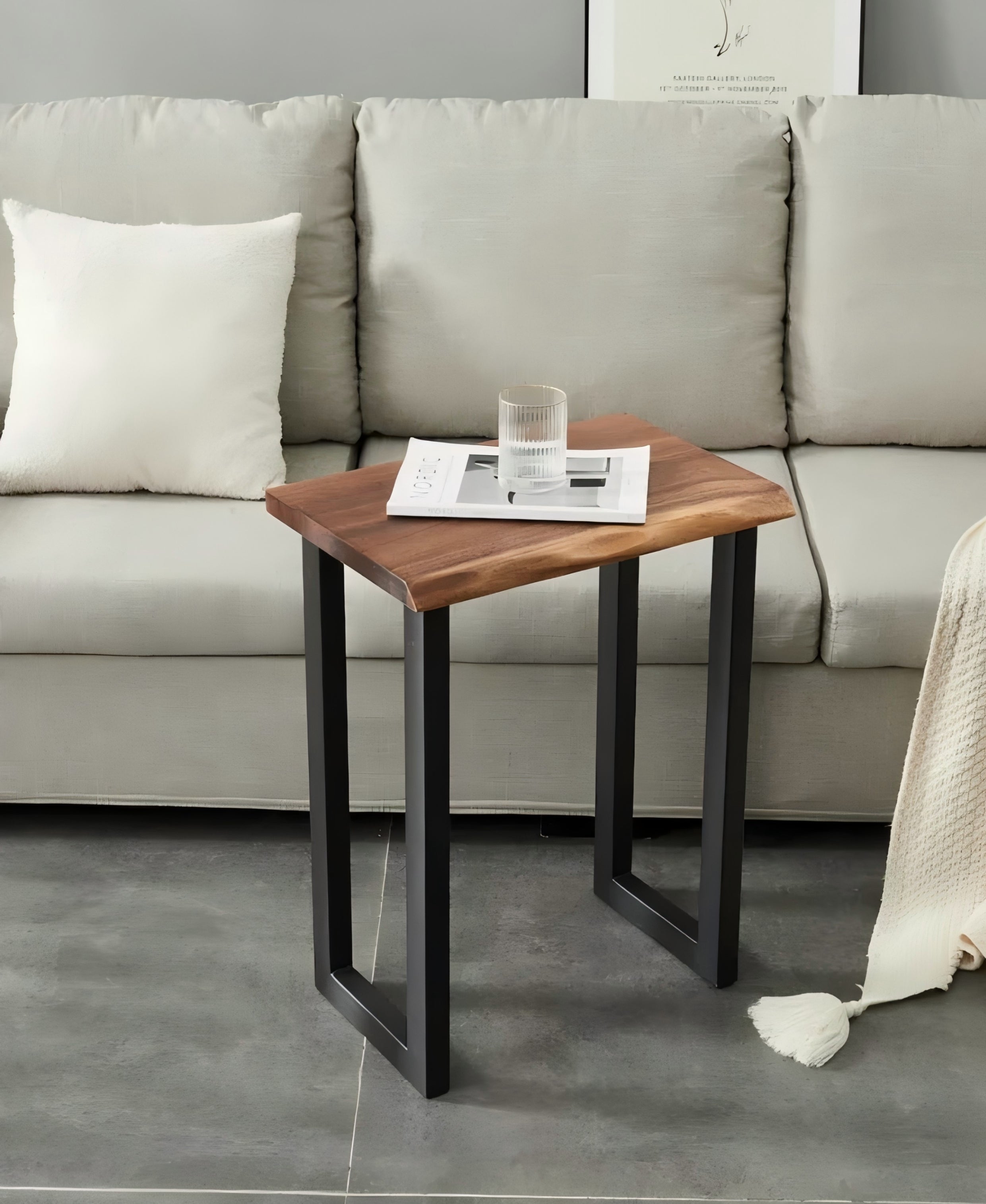 Live Edge Side/End Table, Custom Handmade End Table Night Stand ...