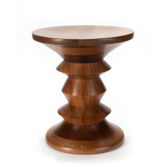 Light Luxury Solid Columns Stool Vintage, Ash Wood Handcrafted Side Ta ...