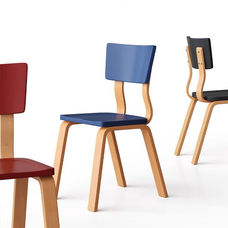 Brook Dining Chair – Solid Birch Plywood Chair with Eco Water-Based Fi ...