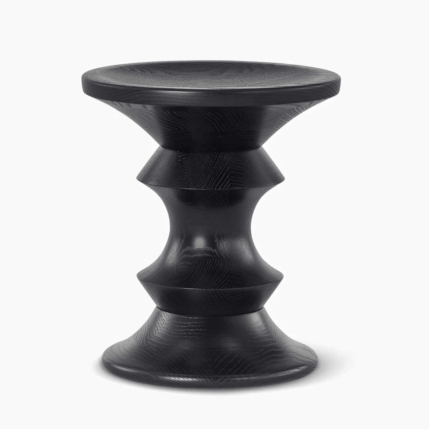 Light Luxury Solid Columns Stool Vintage, Ash Wood Handcrafted Side Ta ...