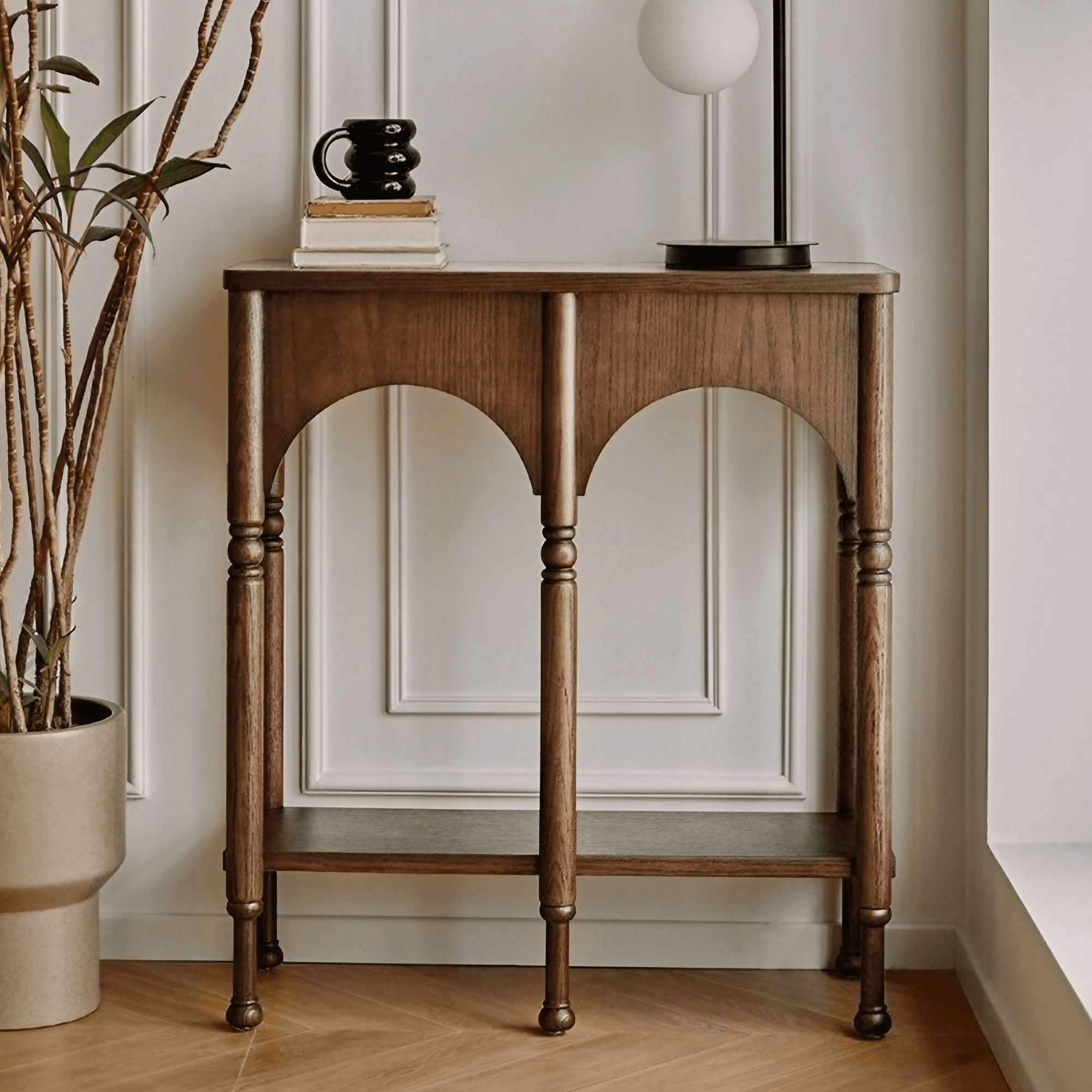 Victorian Entry Way Solid Wood Console Table for Living Room, 31.4"L x ...